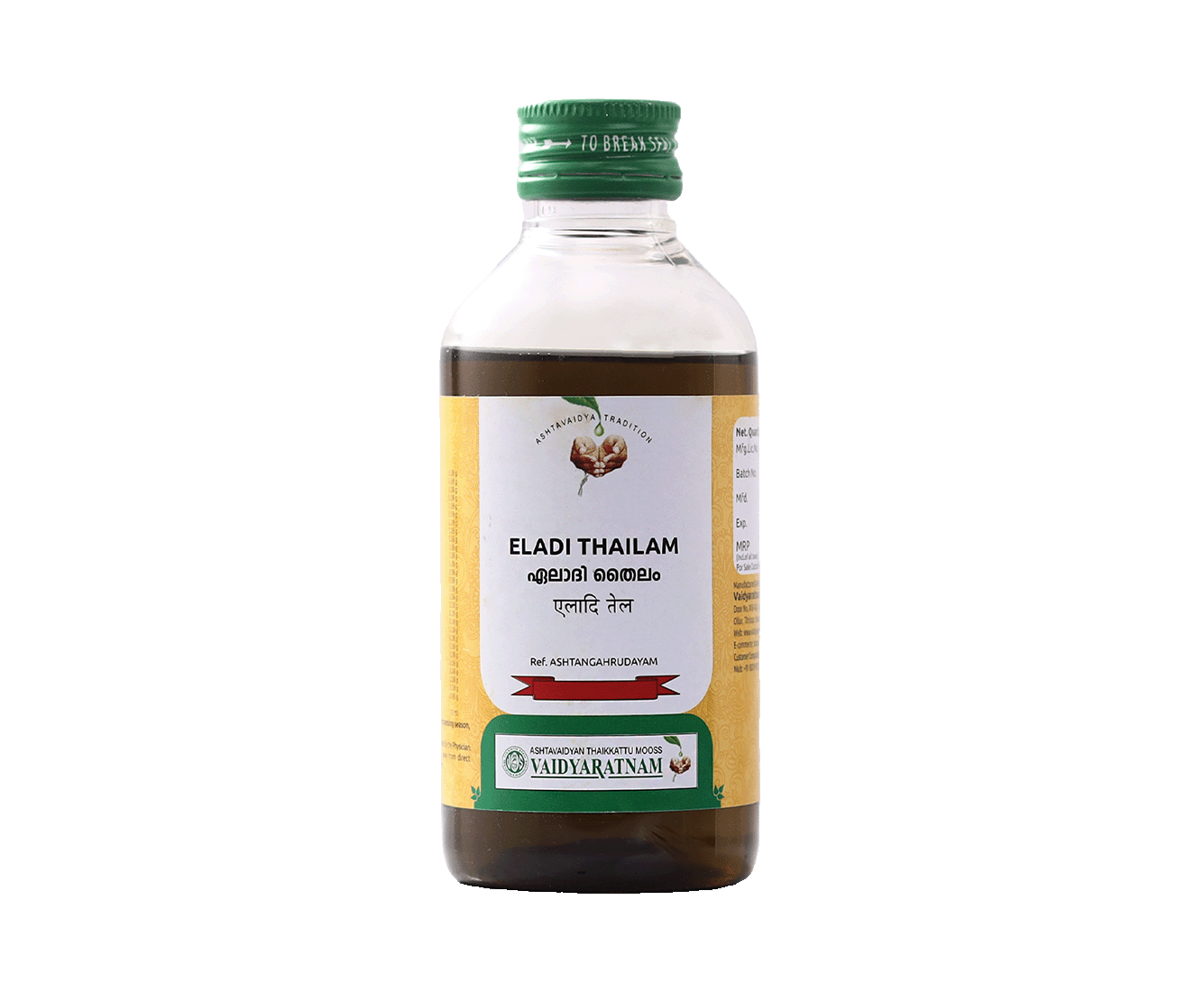 Eladi Oil 200 ML | Skin Allergy Remedy in Ayurveda