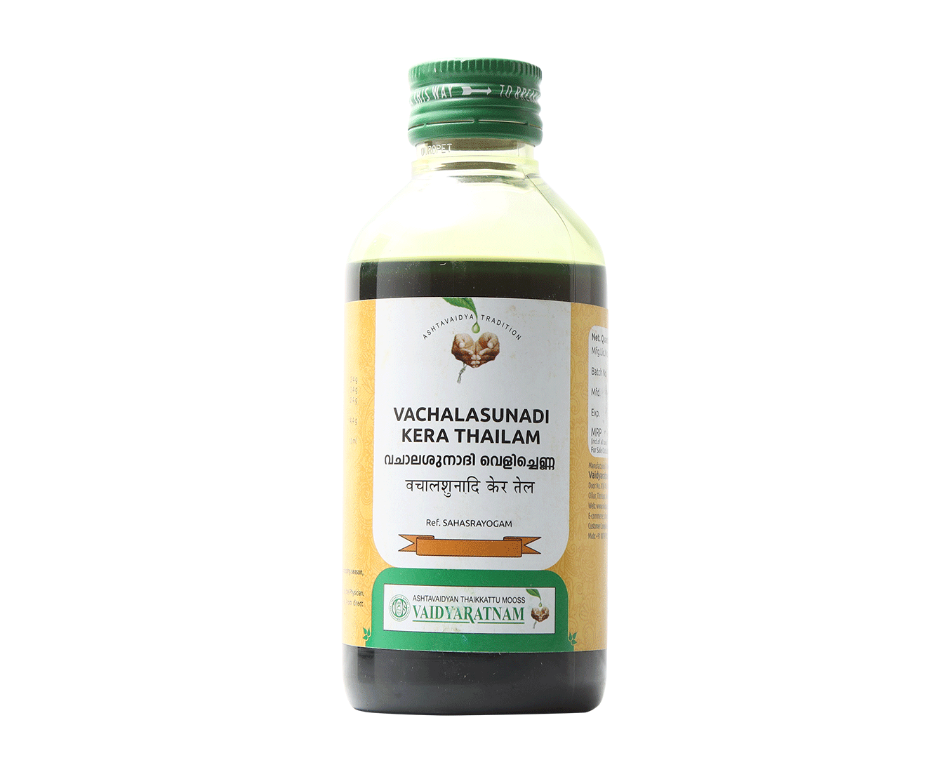Vachalasunadi Kera Thailam 200 ML | Remedy for Ear Ailments