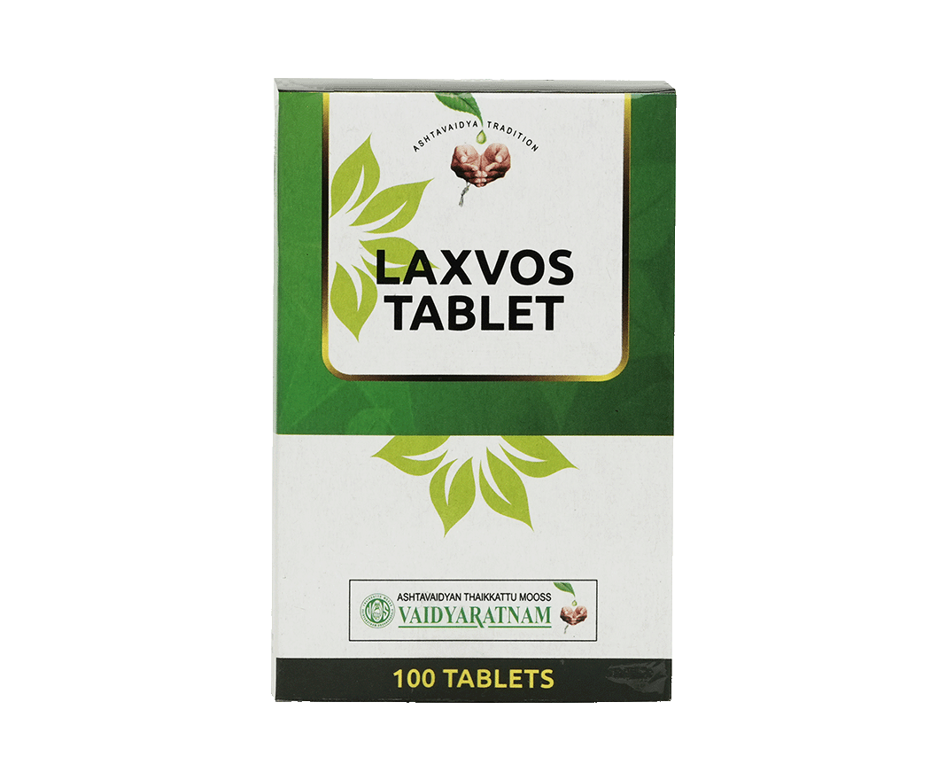 Laxvos Tablets 100 NOS | Ayurvedic Tablet for Constipation