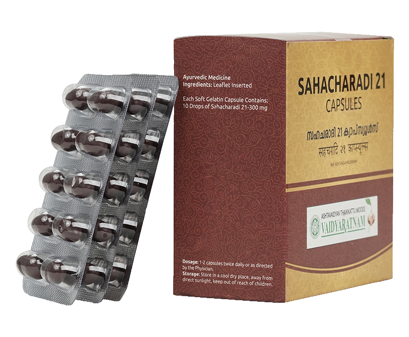 21 Sahacharadi Soft Gel Capsule | Rheumatic Relief Medicine