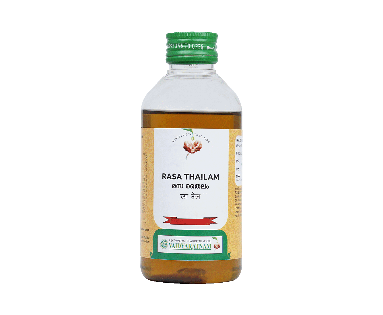 Rasa Thailam 200 ml | Ayurvedic Oil for Head ache Relief