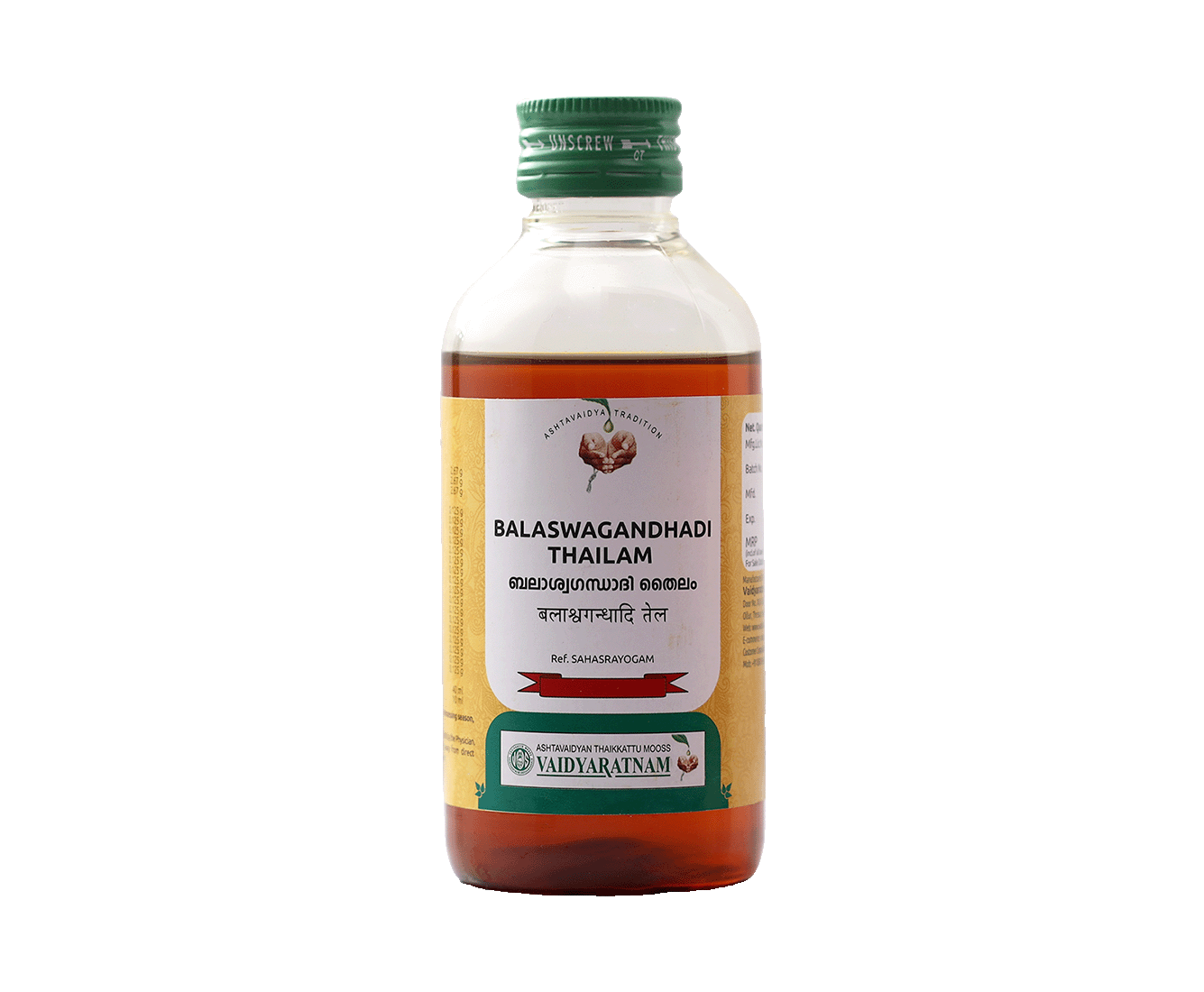 Balaswagandhadi Oil 200 ML | Ayurvedic Medicine For Mania